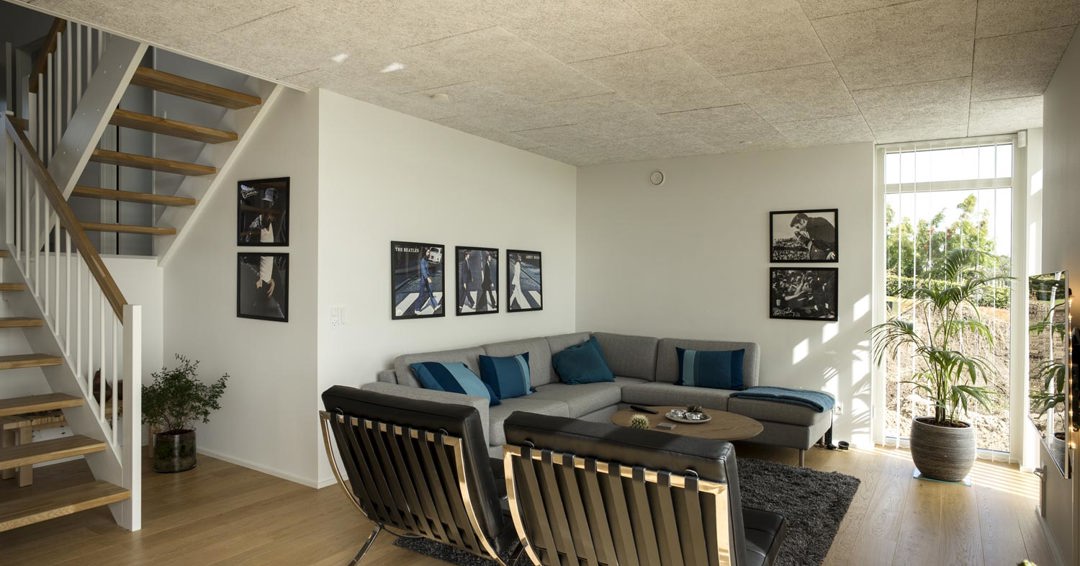 Inspiration: Bra akustik i moderna radhus | Troldtekt